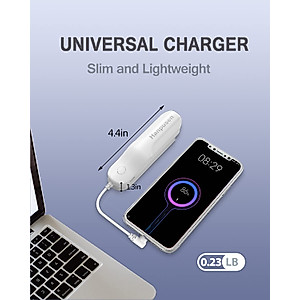 Hanpusen Battery Pack for Oculus Quest 2, 5000mAh Portable Charger for Meta Oculus Quest 2 Accessories, Compatible with Quest 2 Oculus Original Strap and Elite Strap Extended VR Play time