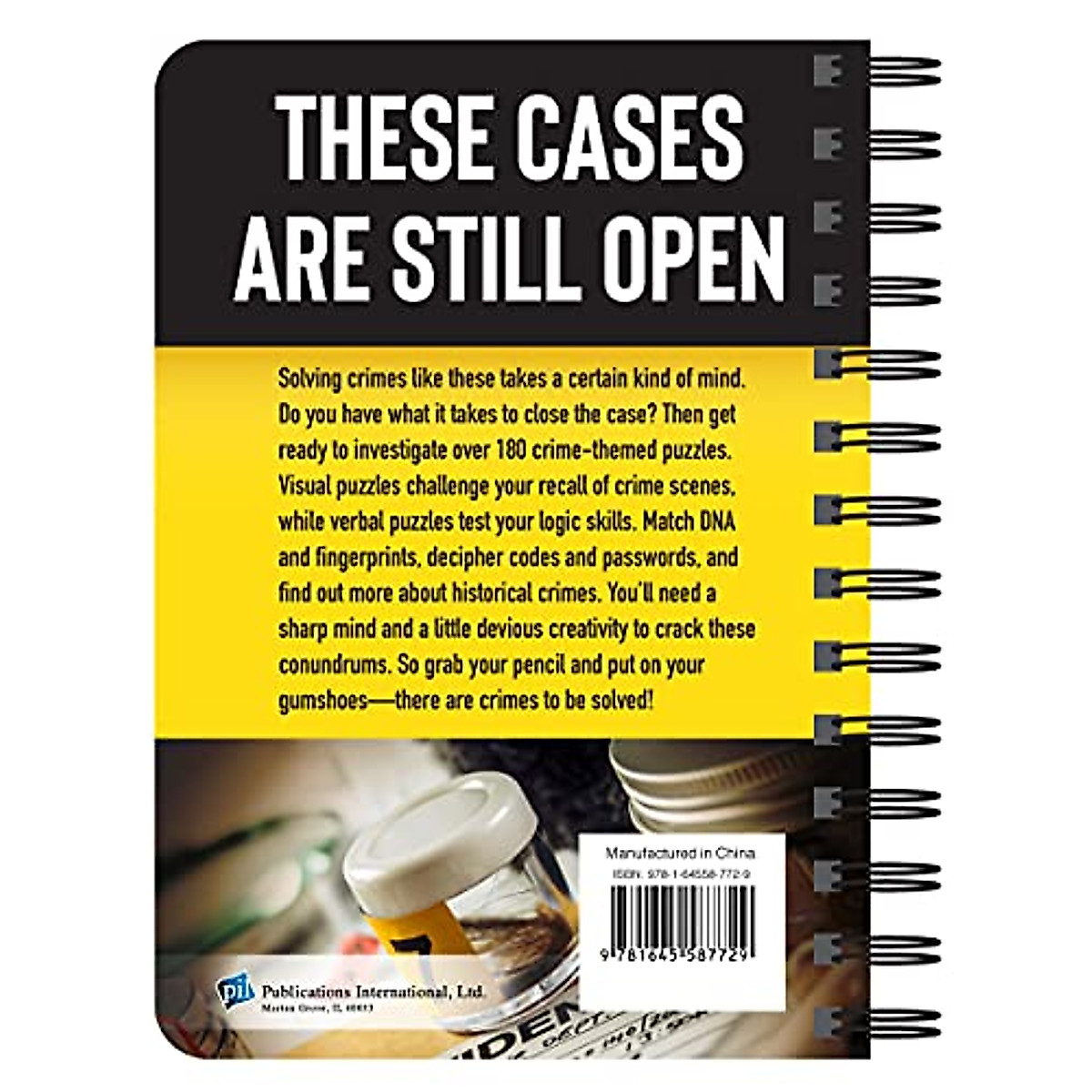 Brain Games - To Go - Forensic Puzzles: Investigate Crime Puzzles - Match DNA and Fingerprints - Decode Clues - Figure Out Who Done It