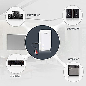 Sengled Pulse AMP Wireless Subwoofer Audio Adapter Enhance The Bass of a Pulse Sound Speaker System, Requires Master Bulb Pair, 1 Year Limited Warranty, White
