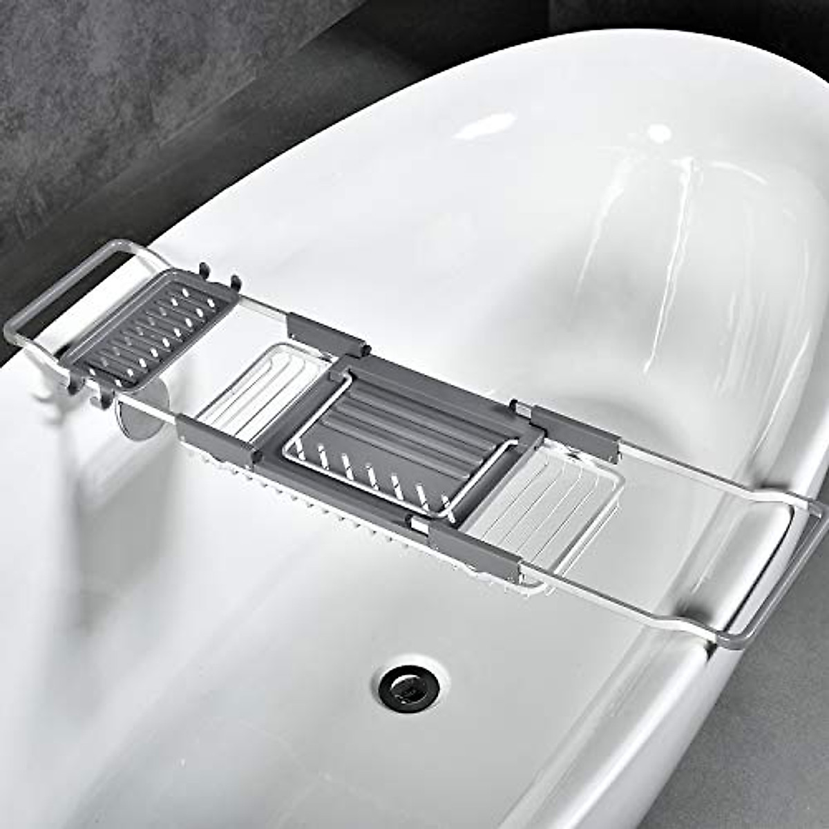 ToiletTree Products Aluminum Bathtub Caddy Tray
