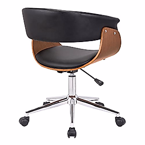 Armen Living Bellevue Office Chair, Black