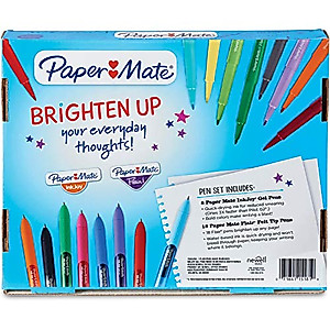 Paper Mate Flair Marker Ink Joy Gel Pen 26pc Journaling Special Edition Gift Set