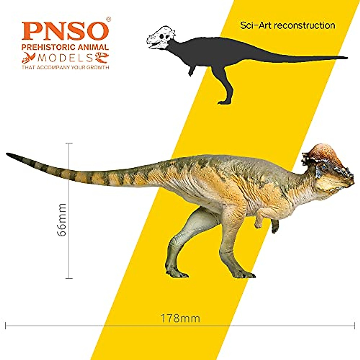 PNSO Prehistoric Dinosaur Models (46 Austin The Pachycephalosaurus)