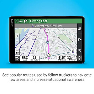 Garmin - dezl OTR800 8 inches GPS Truck Navigator - Black (Renewed)