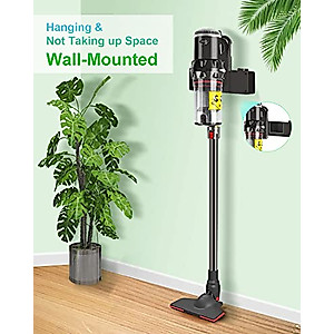 GOXIFACA Corded Stick Vacuum, 600W Powerful 20KPa Suction Vacuum Cleaner, 1.5L Dust Cup, 5 in 1 Lightweight Household Stick Vaccum for Hardwood Floor Carpet and Pet Hair