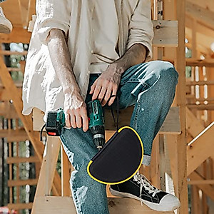 khanka Hard Case replacement for DEWALT DPG82-11/DPG82-21 Concealer Clear Anti-Fog Dual Mold Safety (yellow)