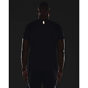 Under Armour Men's Speed Stride Short-Sleeve T-Shirt , Black (001)/Reflective , Small