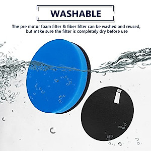 KEEPOW 2998 Replacement Filter Compatible with Bissell MultiClean Lift-Off Pet Vacuum 2998 31259 2999 2849 3000 3057 28492 3399 2852 31269 3125W, Part# 1625641