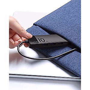 Inateck USB Hub with 4 USB A Ports, USB 3.2 Gen 2 Speed, 1.6 ft Cable, HB2025A