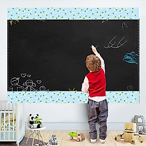 Blue Bee Bulletin Board Borders Back-to-School Decoration Borders 36FT Classroom Rainbow Straight Pencil Bulletin Borders Strips for Photo Wall,Desks,Bulletin Board,White Board Décor