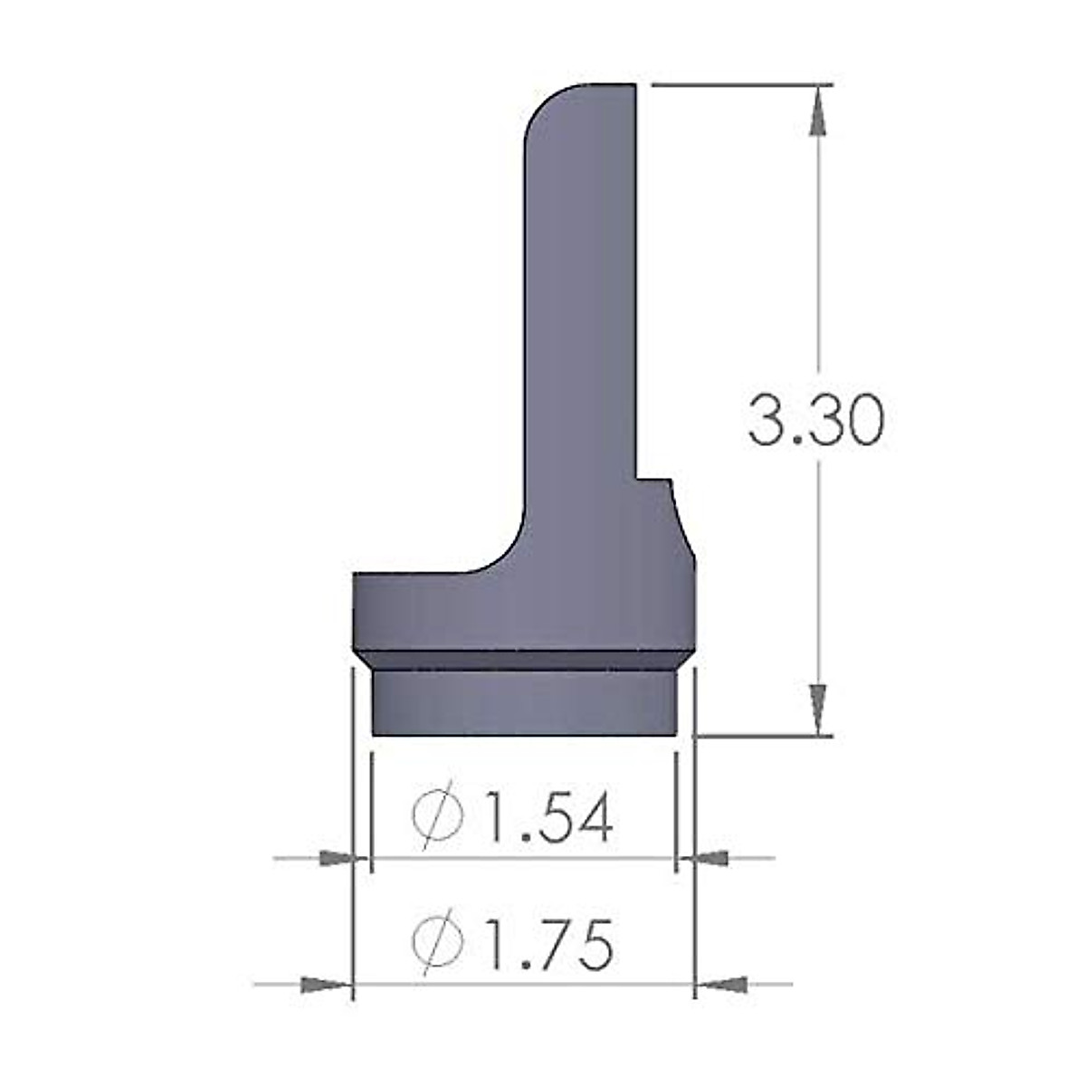 Barnes 4WD Polaris RZR 900 ROLL CAGE Adapter Bung KIT 1-3/4" X .095" Wall