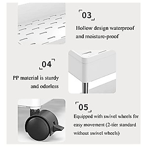 MADELL Sinks Under Sink Organizers,Kitchen Cabinet Organization,2 Tier Under Bathroom Sink Organizers and Storage Multifunctional Under Cabinet Storage/Black