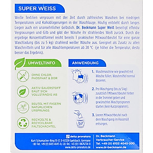 Dr. Beckmann Super WeiÃŸ + Fleckentferner 2 x 40 g