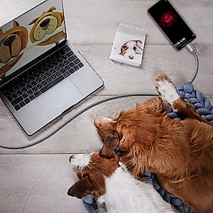 CLEEFUN USB C Cable, USB to USB C Cable Braided, [5 Pack, 3/3/6/6/10 ft] Type C Charger Fast Charging Cable for iPhone 15 Pro Max/Pro/Plus, for Samsung Galaxy S24 S23 S22 S21 S20 Ultra S10, Moto,Pixel