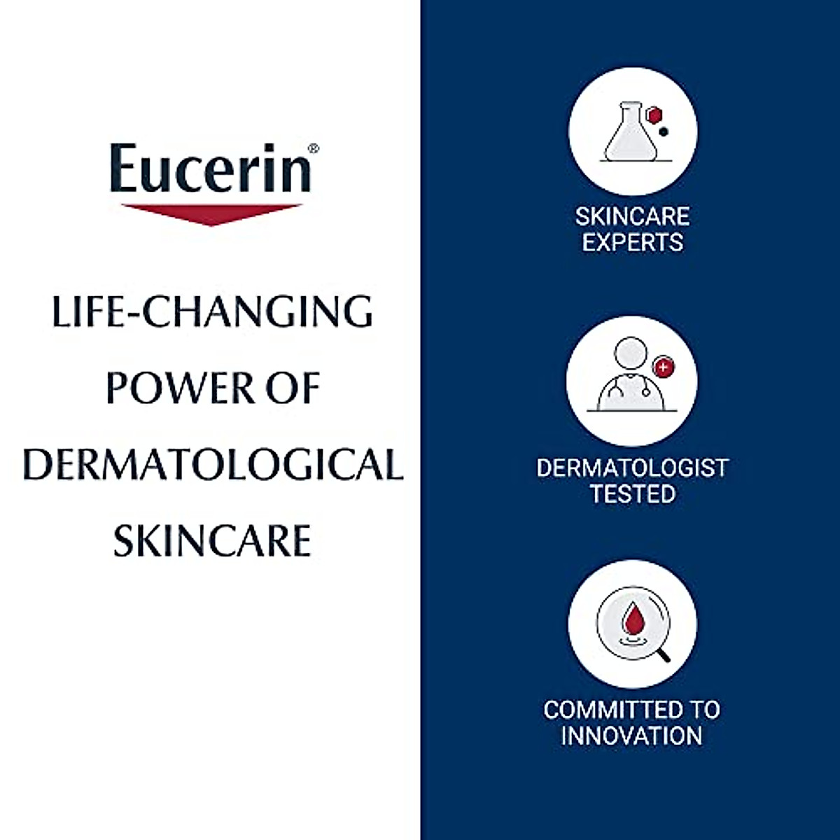 Eucerin Replenishing Skin Relief Face Cream (with 5% Urea) (50ml, Dermatalogical Skincare, Fragrance Free) by Eucerin
