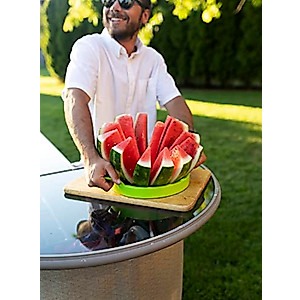KOLORAE EXTRA LARGE WATERMELON SLICER WITH HANDLES