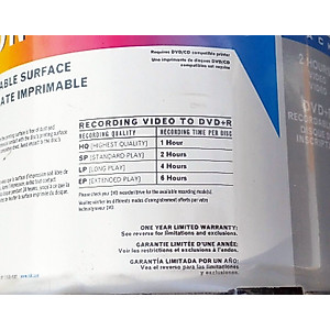 100 on spindle pack TDK Print On DVD R 8x 4.7 GB single sided white matte