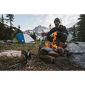 Sierra Designs Meteor Lite, Freestanding Lightweight Backpacking & Camping Tent with 2 Doors/Vestibules, Stargazer Rain Fly, Aluminum Poles (3-Person)