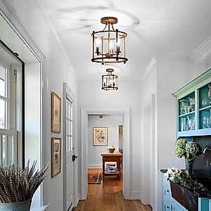 ASOMST 4-Pack Vintage LED Edison Bulbs 60W Equivalent, 850LM 6W Edison Light Bulb Daylight White 5000K, ST58 LED Filament Bulb E26 Base, Non-Dimmable