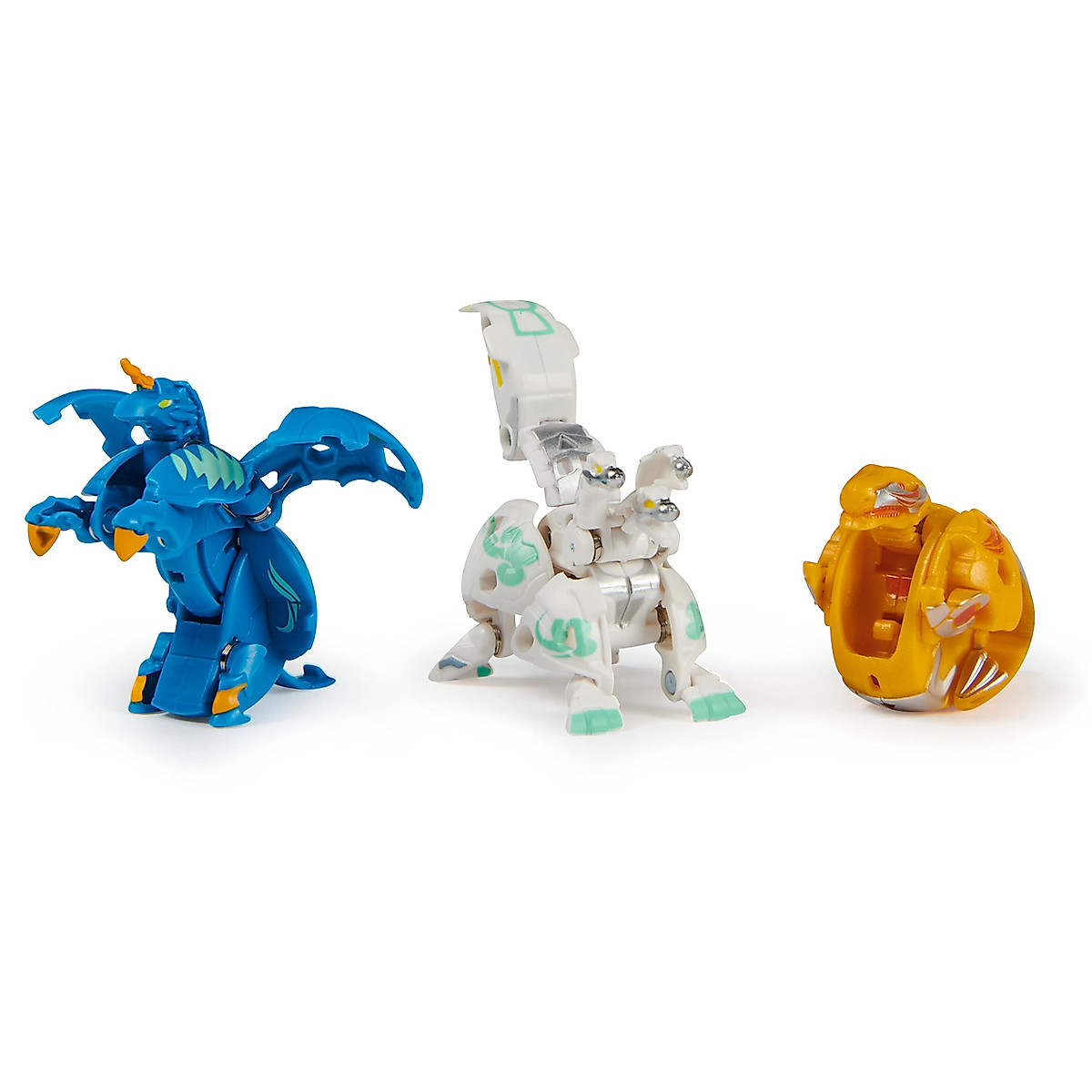 Bakugan Evolutions Starter Pack 3-Pack, Howlkor Ultra with Neo Pegatrix and Trox, Collectible Action Figures, Ages 6 and Up