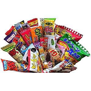 Japanese Snacks Assortment 30pcs "TONO SNACK" Excellent Variety and Delicious Selection of Japanese Dagashi