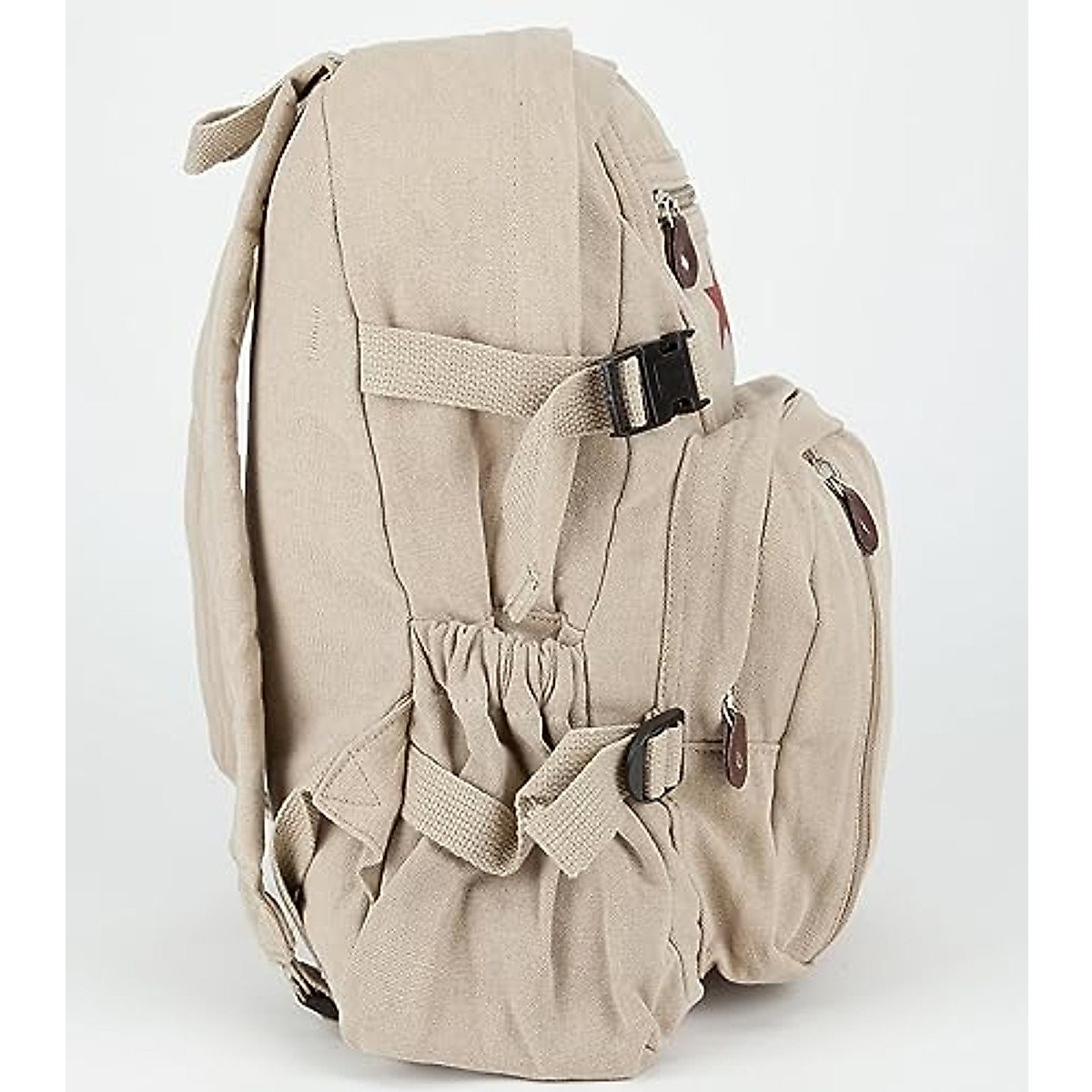 Rothco Khaki Vintage Star Back Pack with Red Star 9162