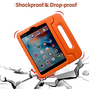 LEFON Kids Case Shockproof for iPad Mini 5/4/3/2/1, iPad Mini 4th Generation Case for Kids, Convertible Handle Light Weight Super Protective Stand Cover Case for iPad Mini 5th Gen 7.9 Inch