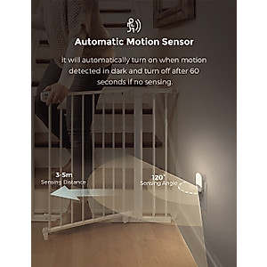 L LOHAS LED Motion Sensor Night Light, [2 Pack] Motion Activated Night Light, Daylight White, Adjustable Brightness, Motion Sensor Light Indoor Plug in for Nursery, Kids, Bedroom, Bathroom Night Light
