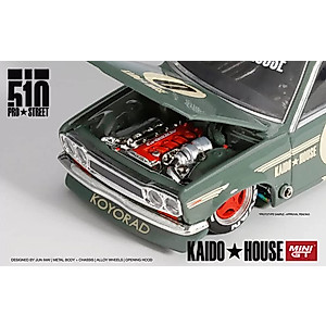 Replacement Parts 2021 Mmini-GT Kaido House Datsun 510 Pro Street OG Green S1/01