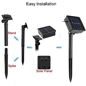 Hann® Solar LED String Lights, 30LED Crystal Ball | Lanterns | Moroccan Orb Ball | Cute Ghost Pumpkin Waterproof Outdoor Decorative String Lights for Christmas Garden Halloween (Cute Ghost)