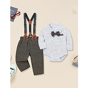 Baby Boy Outfits 6 12 Months Suit Baby Boy Dress Clothes Gentleman Outfit Newborn Boy Tuxedo Wedding Outfit Sets