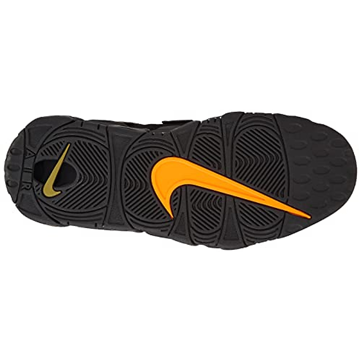 Nike mens Air More Uptempo 96 Basketball Trainers Cj6129 Shoes, Black/Rough Green-pilgrim-blac, 11