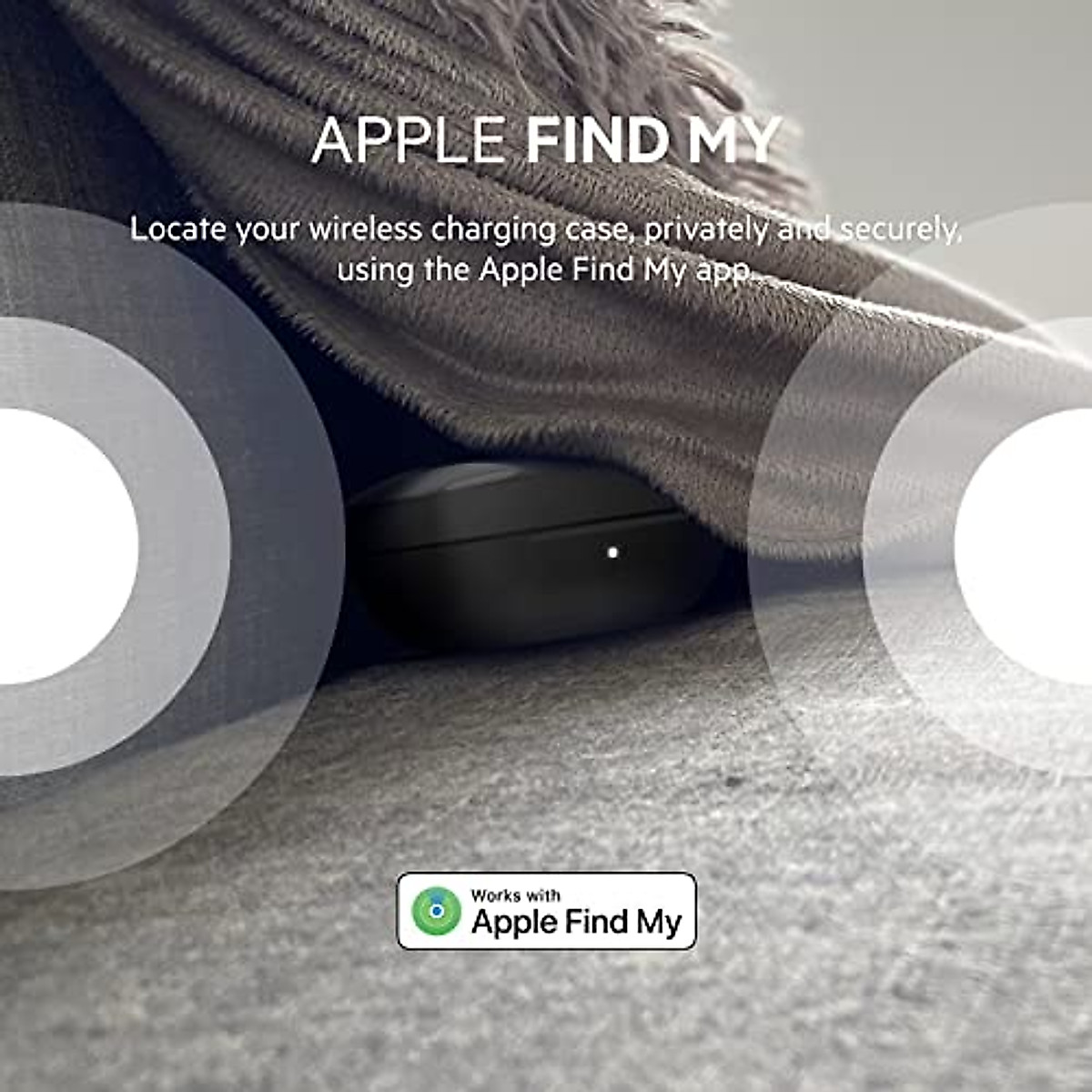 Belkin Wireless Earbuds, SoundForm Freedom True Wireless Bluetooth Earphones with Wireless Charging Case IPX5 Certified Sweat and Water Resistant with Deep Bass for iPhones and Androids - Black