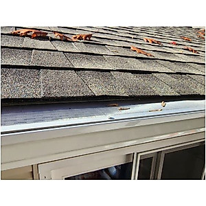 Waterlock DIY 6”Leaf Protection|Sample|Stainless Steel mesh|White Aluminum Gutter Covers|Contractor Grade|Gutter Guard from Manufacturer|Made in The USA
