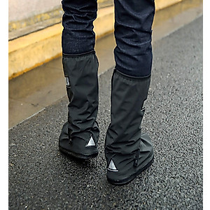 Galashield Waterproof Shoe Covers Rain Shoe Covers Slip Resistance Galoshes Rain Boots Over Shoes (Medium)