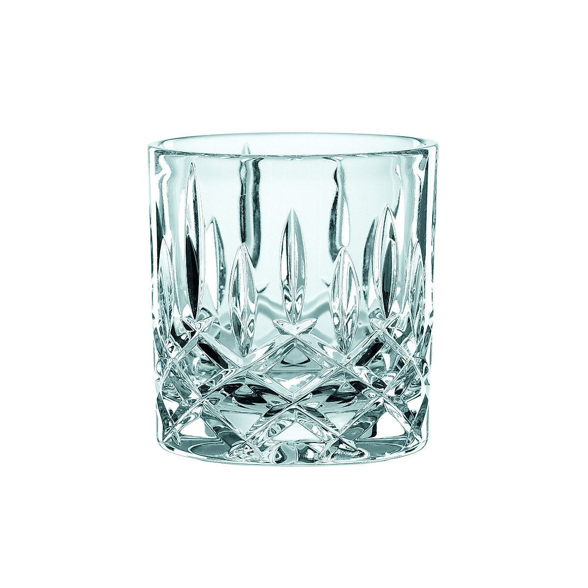 Nachtmann Brand Noblesse Collection, Single Old-Fashioned Glasses, Set of 4, Durable Crystal SOF Glass, Diamond Design, 245 ml/ 8.66-Ounce, Dishwasher Safe