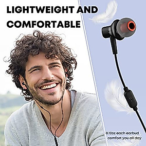 USB Type C Headphones with Super Bass and 7.1 Surround, 4 Sound Effects&Karaoke Mode in Ear Earphones Wired Earbuds for Samsung Galaxy S22 S21 S20 Ultra Plus Note20, iPhone 15 15Pro 15Pro Max iPad Pro