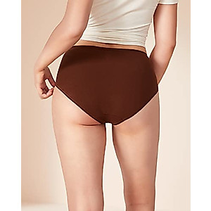 Reshinee Cotton Women's Underwear Breathable Full Briefs Soft Panties Comfort Underpants Ladies Panties 4 Pack