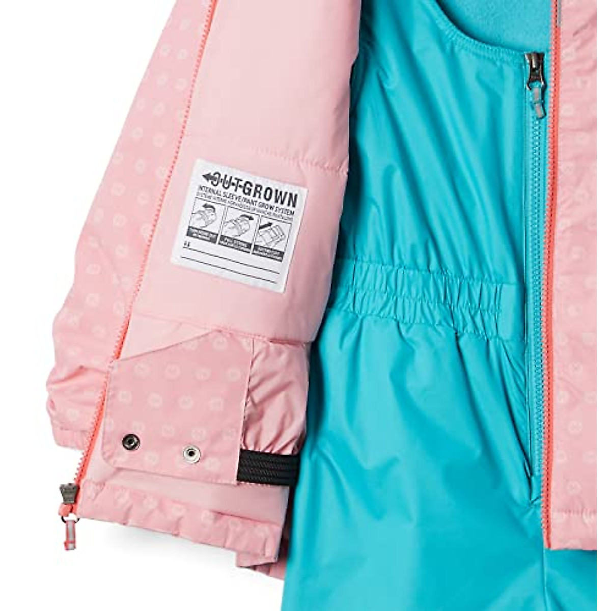 Columbia Toddler Unisex Frosty Slope Set, Pink Orchid Snowdaze, 2T