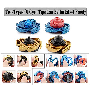 通用 Gold Galaxy Pegasus Pegasis Metal Fusion Attack Set with 4D Launcher Battle Set