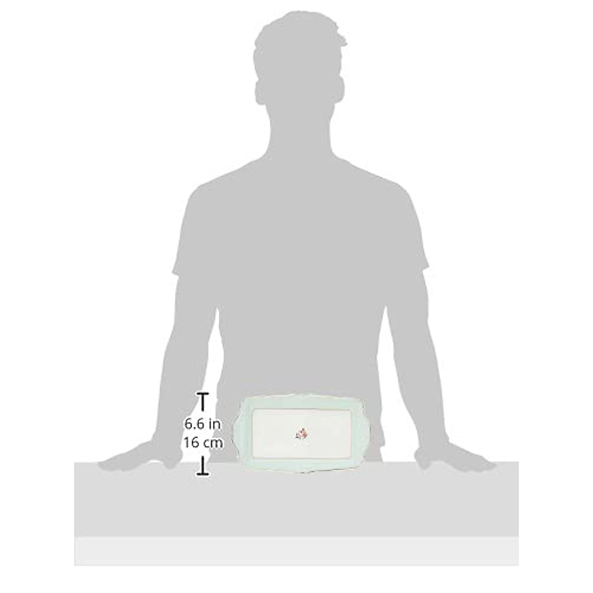 Royal Albert Bone China Polka Rose Sandwich Tray