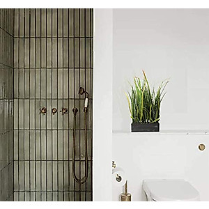 SAROSORA Artificial Plants 22" Tall for Garden Indoor Greenery Tabletop Decor Home Fake Grass | Fauk Plants (1, 22")