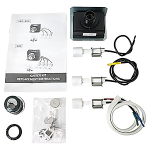 ATKKE Igniter Kit 7628 for Weber Genesis 310/320 Grill (Model Years 2011-2016) Grill with Front Mounted Control Panel, for Weber Genesis 310 320 Series Grills Replacement