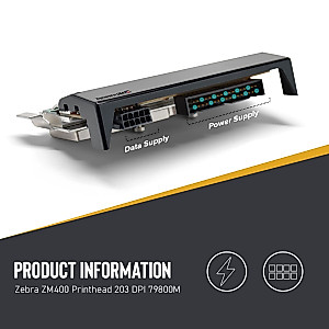 Parkwell Compatible Zebra ZM400 Printhead 79800M 203 DPI Compatible