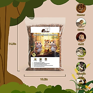 Rubor Hamster Bedding Natural Cork Granule Pet Litter for Hamster Chinchillas Gerbil Mice Degu Small Animals-No-Dust