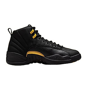 Jordan mens 12 Retro Black Taxi / CT8013 071, Black/Gold, 11