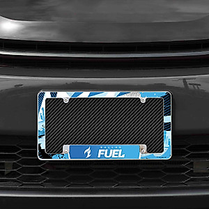 Rico Industries Overwatch Esports Dallas Fuel Standard 12" x 6" Chrome All Over Automotive License Plate Frame for Car/Truck/SUV