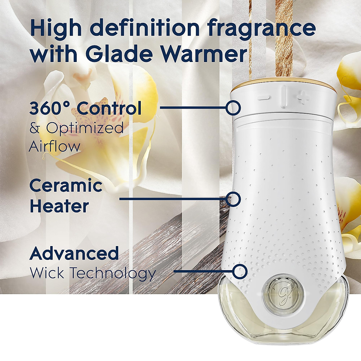 Glade PlugIns Refills Air Freshener, Scented and Essential Oils for Home and Bathroom, Sheer Vanilla Embrace, 1.34 Oz, 2 Count