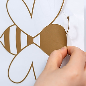 A Little Honey is on The Way Baby Shower Party Decal Sign,Gender Reveal Girl or Boy Baby Shower Decal Sign,Bee Baby Shower Sign Vinyl Decal,aby Shower Balloon Arch Decal (Honey Decal)