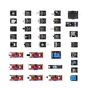 45 in 1 Sensors Modules Starter Kit for Arduino R3 Mega 2560 Nano Better Than 37in1 Sensor kit 37 in 1 Sensor Kit DIY kit